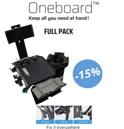Oneboard de NBO l'accessoire indispensable des batteurs et des musiciens - Best Music Sheet